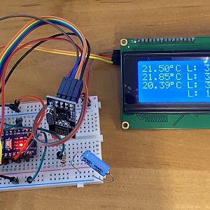 Arduino Nano mit LCD2004 Display und NRF24l01 | RC-Modellbau-Portal