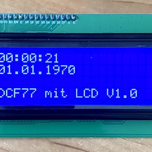 LCD-Anzeige für DCF77 Uhr Arduino.jpeg | RC-Modellbau-Portal